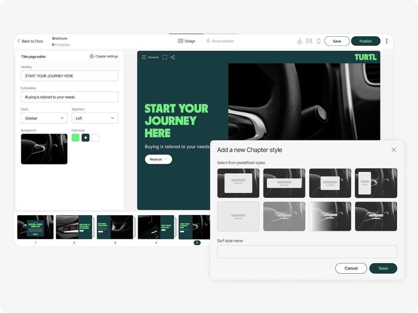 Digital brochure maker - Create online brochures | Turtl